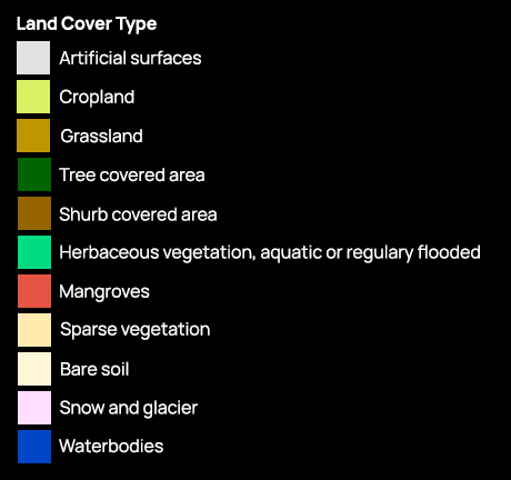 World Map of Land Cover Type | Soar