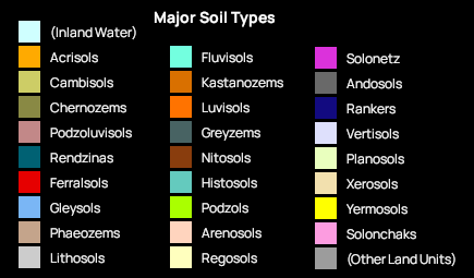 World Map of Major Soil Types | Soar