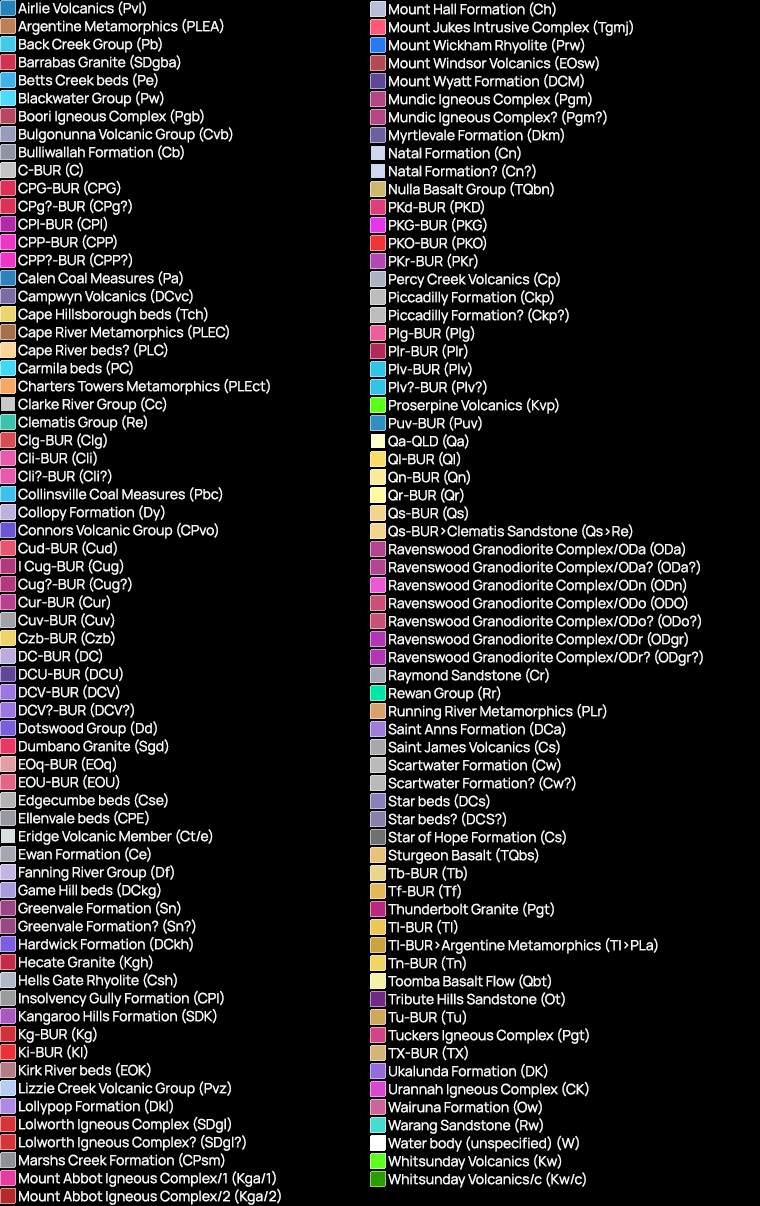 Regional Burdekin River Surface Geology Map | Soar