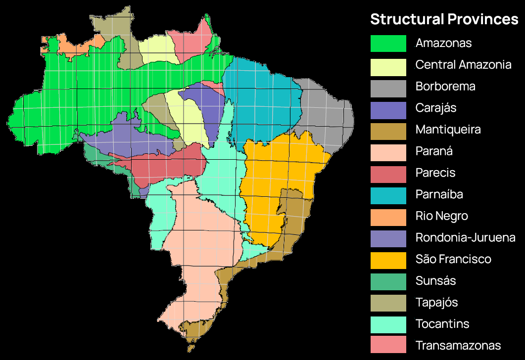 Brazilian Geologic Map 1:1.000.000 (2004) | Soar