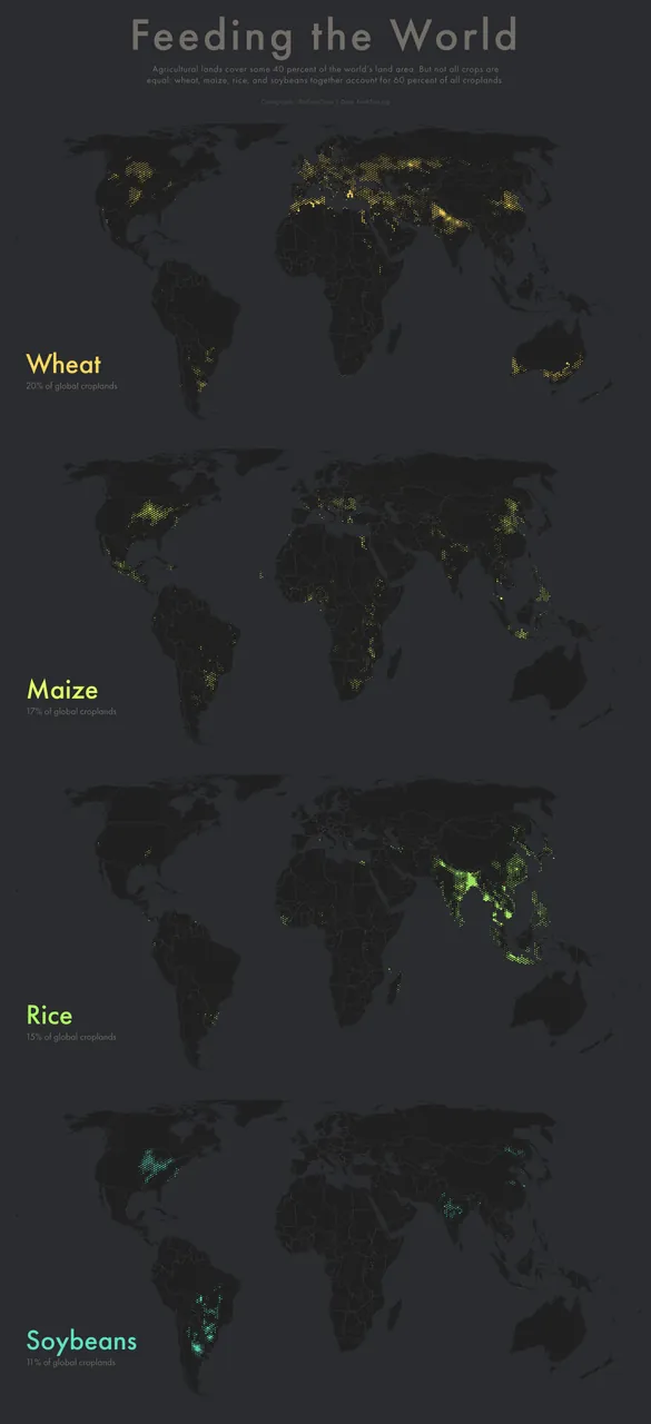 Preview Image of Global Distribution of Four Major Crops