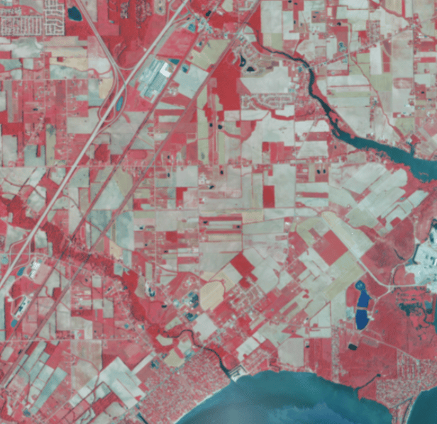 NAIP False Color Aerial Imagery of Michigan - 2010 | Soar NAIP False Color Aerial Imagery of Michigan - 2010 | Soar